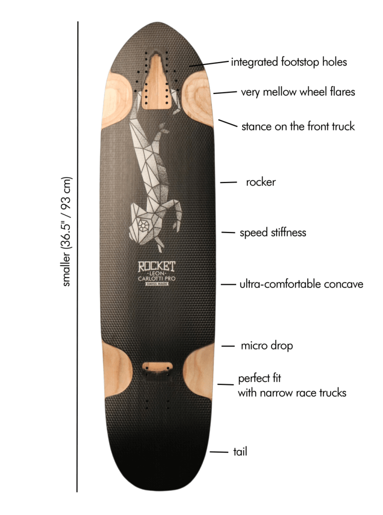 Leon | Antoine Carlotti Pro Model | ROCKET Longboards