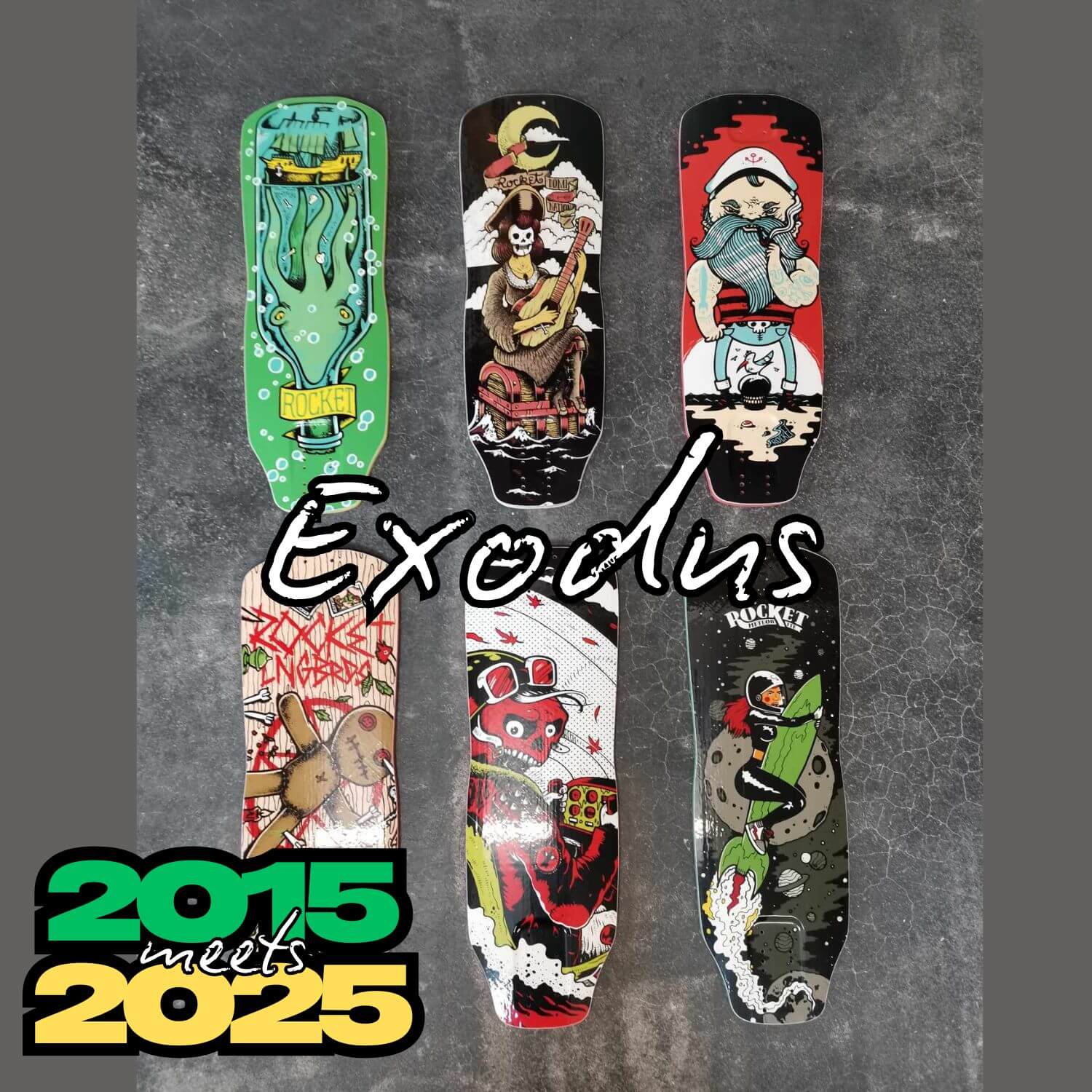 Exodus | Special Edition - 2015 meets 2025 - ROCKET Longboards